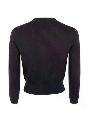 MARANT ETOILE Newton Logo-intarsia Cardigan