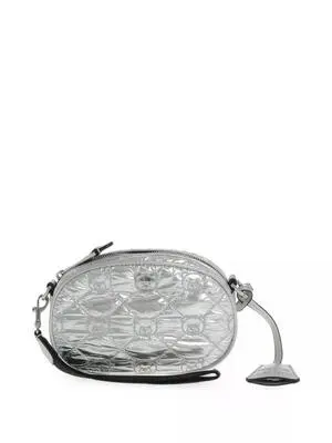 Moschino Teddy Embroidered Quilted Clutch Bag