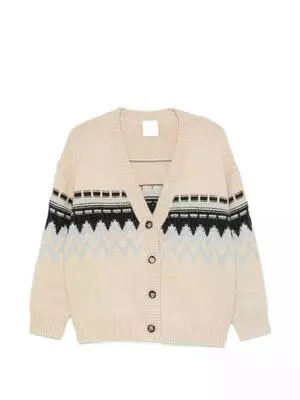 ALLUDE V-neck Cashmere Cardigan - Neutrals