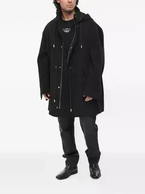 Off-White Hooded Drawstring-waist Parka
