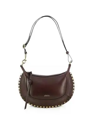 Isabel Marant Étoile Studded Leather Shoulder Bag - Brown