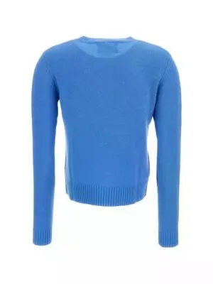 LISA YANG Cashmere Crew Neck Sweater - Blue