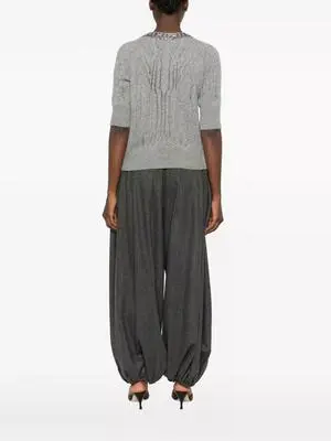 Ermanno Scervino Crystal-embellished Cashmere Sweater