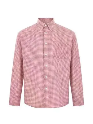 SUNFLOWER Stable Check-pattern Button-down Shirt