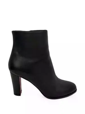 CHRISTIAN LOUBOUTIN Adox 85 Ankle Leather Boots - Black