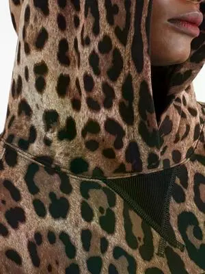 Dolce & Gabbana Leo-print Cotton Hooded Sweatshirt