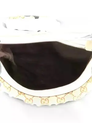Gucci Twins Gg Canvas Medium Hobo Bag