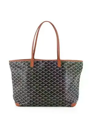 Goyard Artois Tote Coated Canvas Mm Shoulder Bag - Brown
