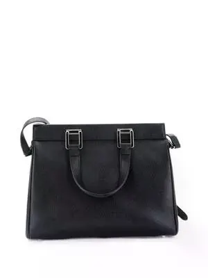 Gucci Zumi Top Handle Bag Leather Small Satchel - Black