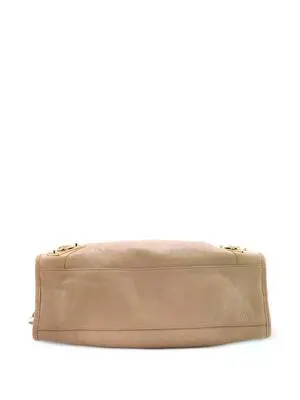 Balenciaga City Classic Metallic Edge Bag Leather Medium Satchel