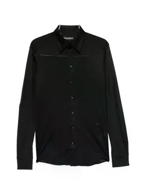 Dolce & Gabbana Long-sleeve Button-down Shirt - Black