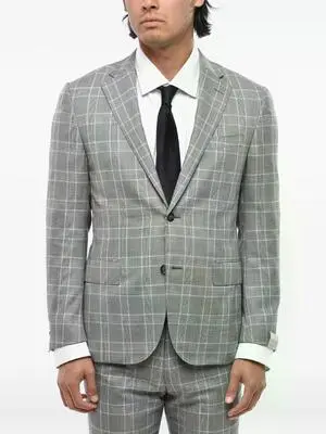 Corneliani Academy District-check Suit - Grey