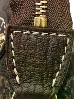 LOUIS VUITTON 2008 Monogram Mini Lin Mini Pochette Accessoires Handbag