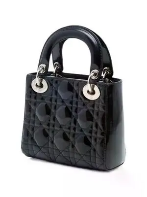 Dior Mini Patent Cannage Lady Satchel