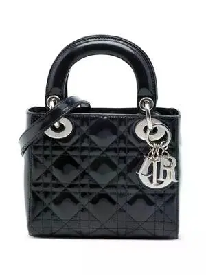 Dior Mini Patent Cannage Lady Satchel