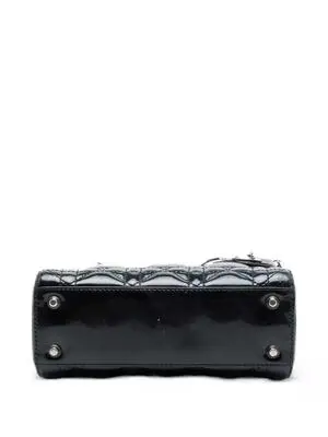 Dior Mini Patent Cannage Lady Satchel