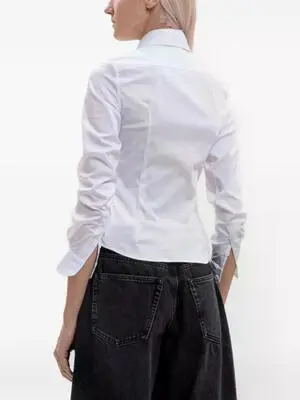 Vetements Logo-patch Button-up Shirt