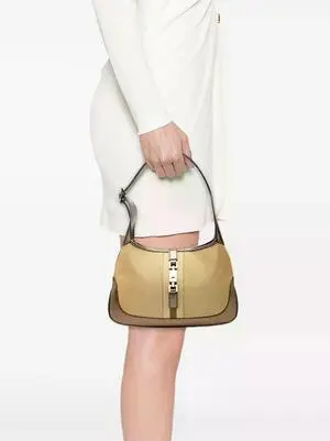 Gucci 20th Century Canvas Web Jackie Shoulder Bag