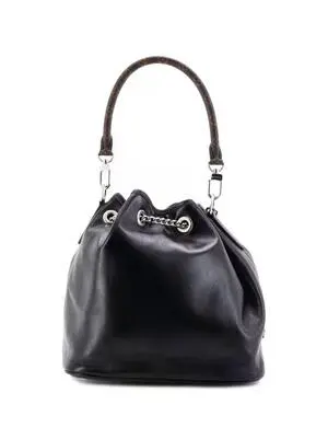 LOUIS VUITTON Louis Vuitton No Way Vibe Leather Bucket Bag With Monogram Detail