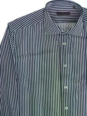Corneliani Striped Stretch-fabric Shirt