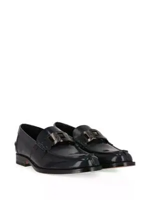 TOD'S Leather Chain Detail Loafers