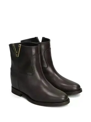 Via Roma 15 Gold Tone Boots For Women