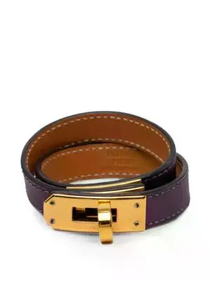 Hermès Kelly Double Tour Bracelet - Purple