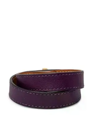 Hermès Kelly Double Tour Bracelet - Purple
