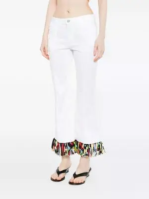 Emilio Pucci Fringed Jeans