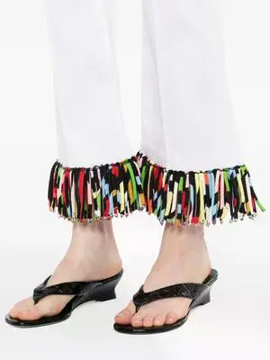 Emilio Pucci Fringed Jeans
