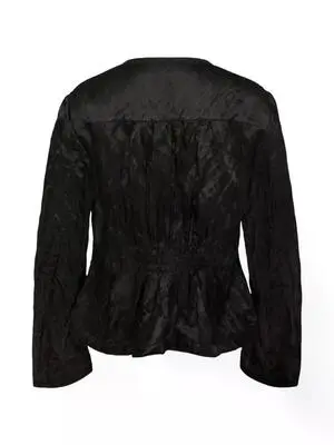 RENLI SU Gathered Silk Jacket