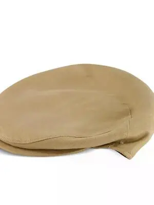 Borsalino Vincenzo Linen Flat Cap - Brown