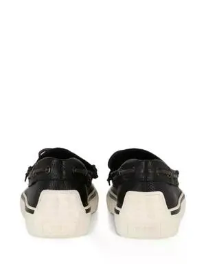 TOD'S Leather Loafers With Whipstitch Detail