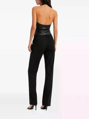 Stouls Leather Halter Top