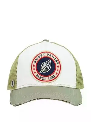 SWEET PANTS Logo-patch Mesh-panel Cap - White