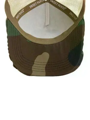 SWEET PANTS Logo-patch Mesh-panel Cap
