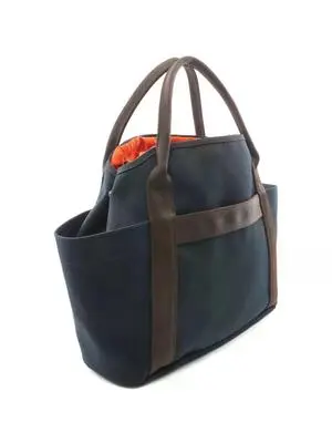 Hermès Groom Canvas Tote Bag - Blue