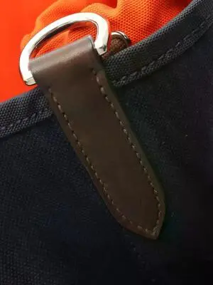 Hermès Groom Canvas Tote Bag - Blue