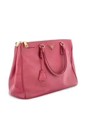 Prada Saffiano Leather Large Tote Bag - Pink