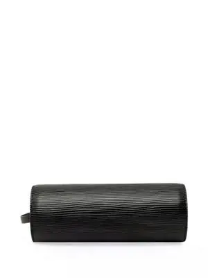 LOUIS VUITTON 2007 Epi Pochette Soufflot Handbag - Black