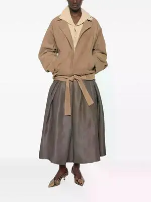 Khaite Belted Notch-lapels Jacket