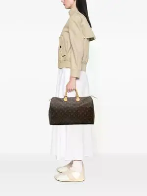 LOUIS VUITTON 2008 Monogram Speedy 40 Boston Bag - Brown