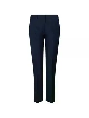 Max Mara Pressed-crease Tailored Trousers - Blue