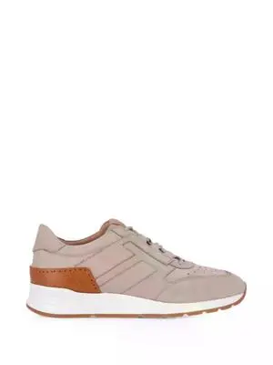 TOD'S Perforated Panelled Sneakers - Neutrals