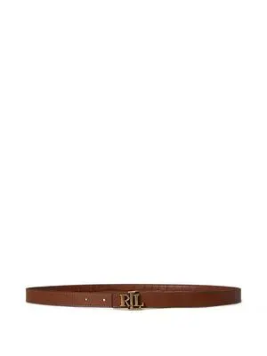 Ralph Lauren Lauren Ralph Lauren Logo Plaque Belt Brown