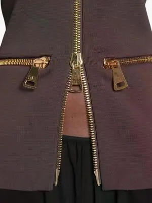 Elisabetta Franchi Milano Stitch Cardigan - Brown
