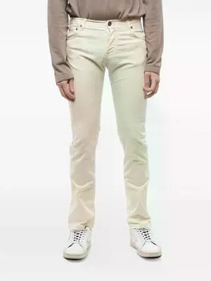 Corneliani Five-pocket Skinny Trousers - Neutrals