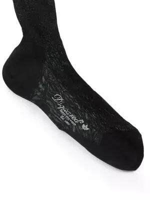 Dsquared2 Logo-print Ribbed-knit Socks