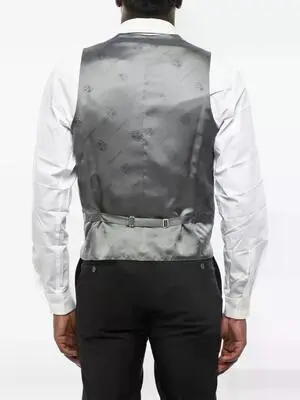 Corneliani Jacquard Double-breasted Waistcoat