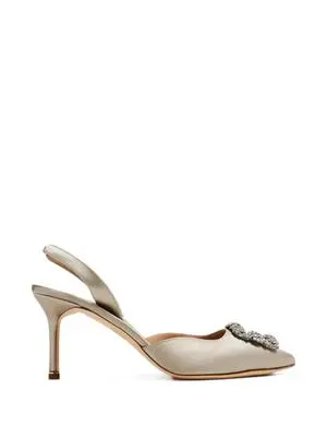 Manolo Blahnik Hangisli Pumps - Grey